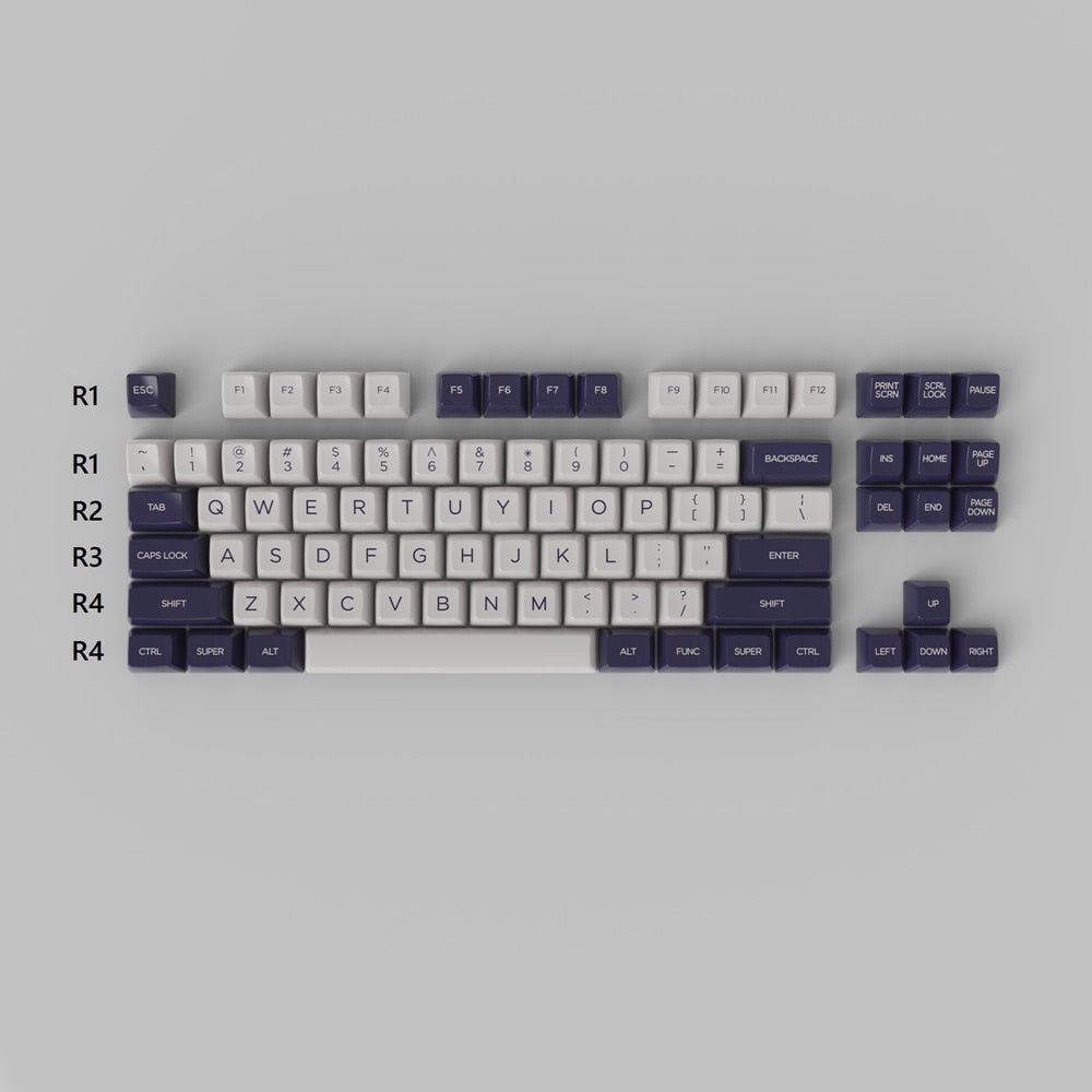 Domikey SA abs doubleshot keycap set Mobius SA profile for mx stem key ...