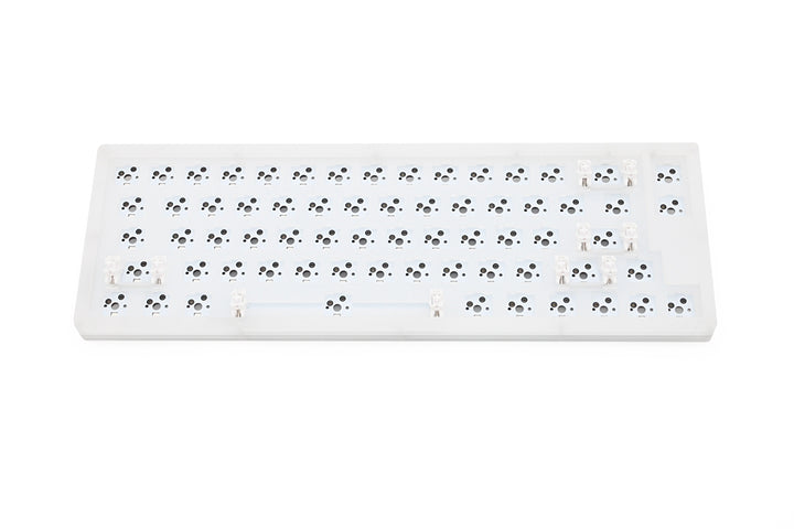 hot swappable YC66 Custom Mechanical Keyboard rgb smd switch type c ac ...