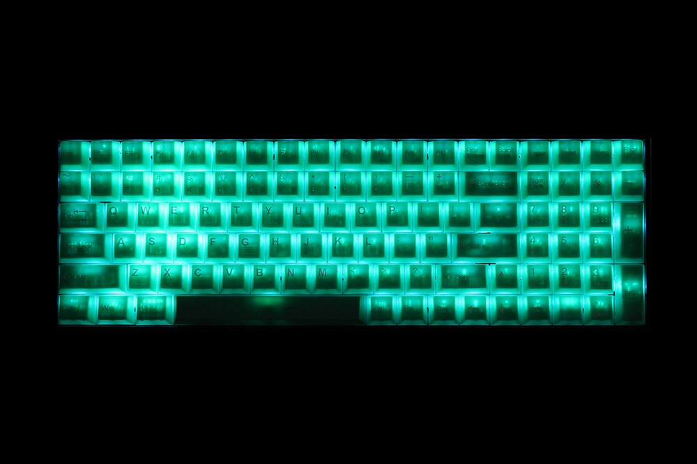 Taihao Haunted Jelly Jade ABS Doubleshot Keycap Translucent Cubic for ...