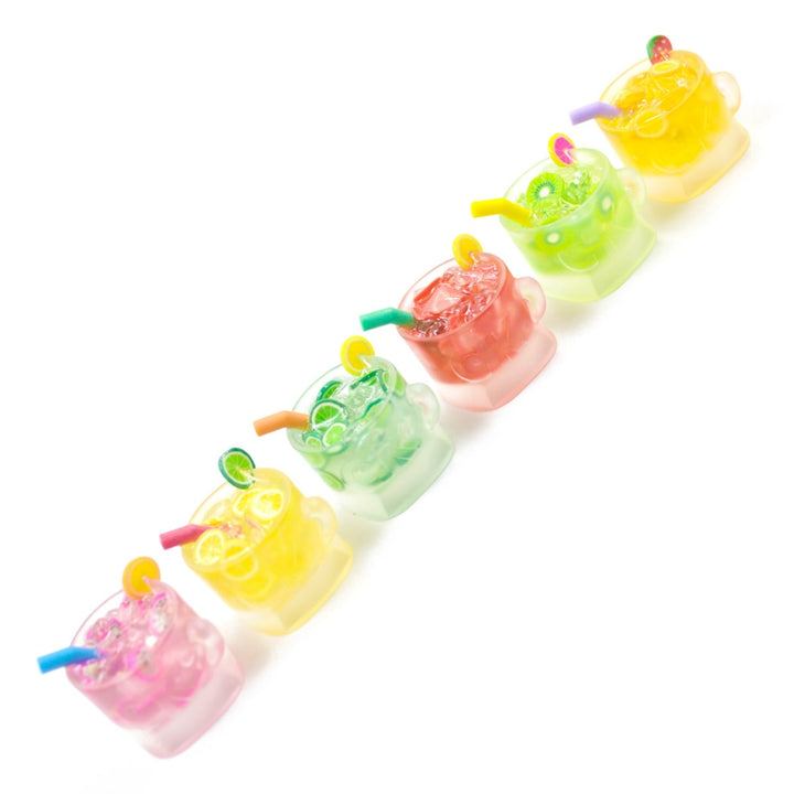 Cool Kit handcraft Summer Drink resin artisan keycap mx stem Dragonfru ...