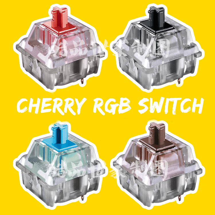 cherry rgb switch 3pin blue red black brown silver for custom mechnica ...
