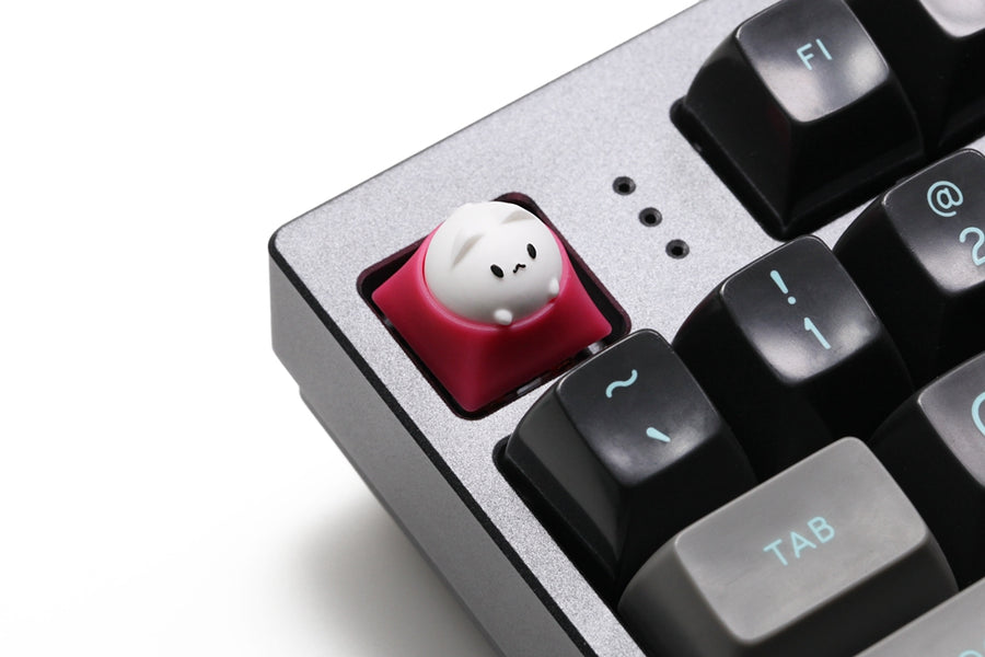 HAMMER BUBBLE CAT ARTISAN KEYCAP for Cherry MX Topre HHKB switches and ...