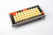 Anodized Aluminium Case For JJ50 50% Custom Keyboard the tempered glas ...