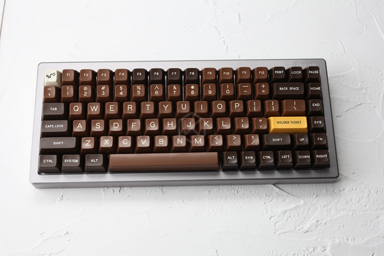 Anodized Aluminium case for eepw84 xd84 custom keyboard tempered glass ...