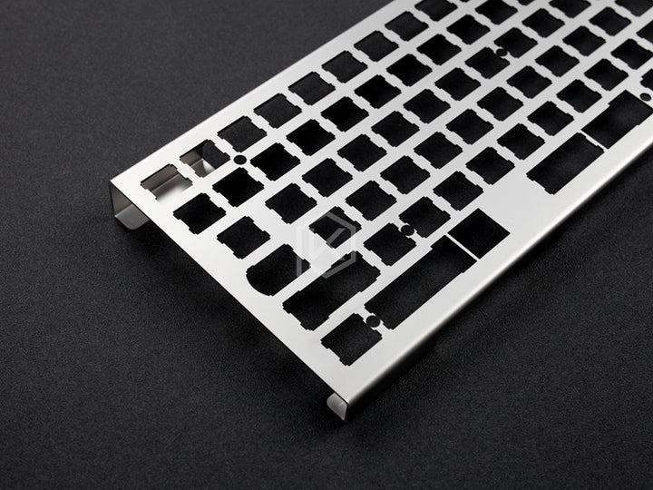 stainless steel bent case for xd84 eepw84 custom keyboard acrylic pane ...