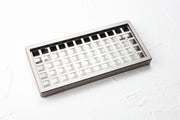 Anodized Aluminium Case For JJ50 50% Custom Keyboard the tempered glas ...