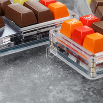 ergodone Layered Acrylic Case custom keyboard ergo case Ergonomic Keyb ...