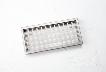 Anodized Aluminium Case For JJ50 50% Custom Keyboard the tempered glas ...