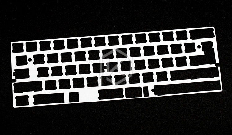 60% Aluminum Mechanical Keyboard Plate support xd60 xd64 gh60 silver c ...