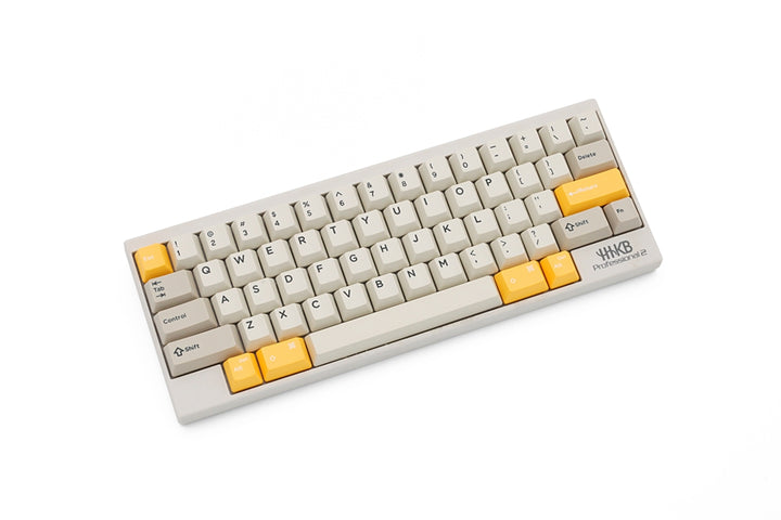 Domikey hhkb abs doubleshot keycap set 1980s 80s for topre stem yellow ...