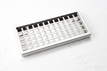 Anodized Aluminium Case For JJ50 50% Custom Keyboard the tempered glas ...