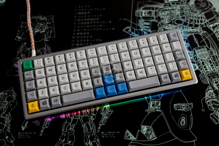 Anodized Aluminium Case For XD75Re AM 60% Custom Keyboard tempered gla ...