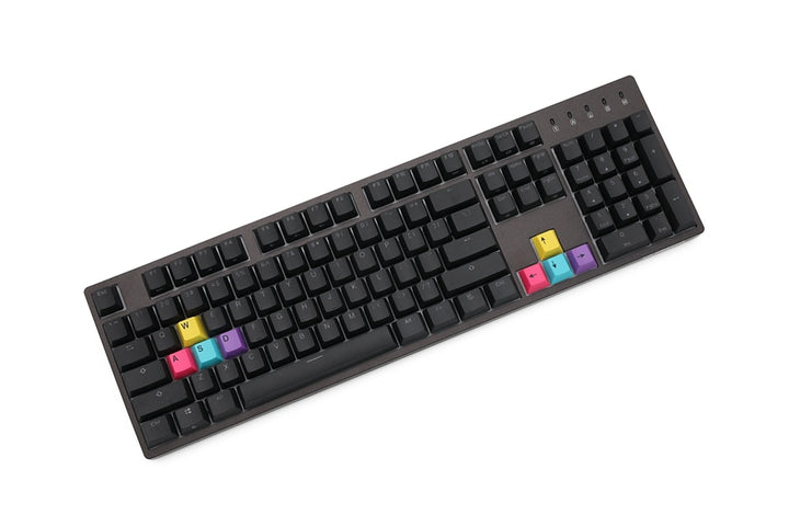 cmyk rgby colorful cherry profile pbt keycap Dye Sub wasd arrow key ma ...