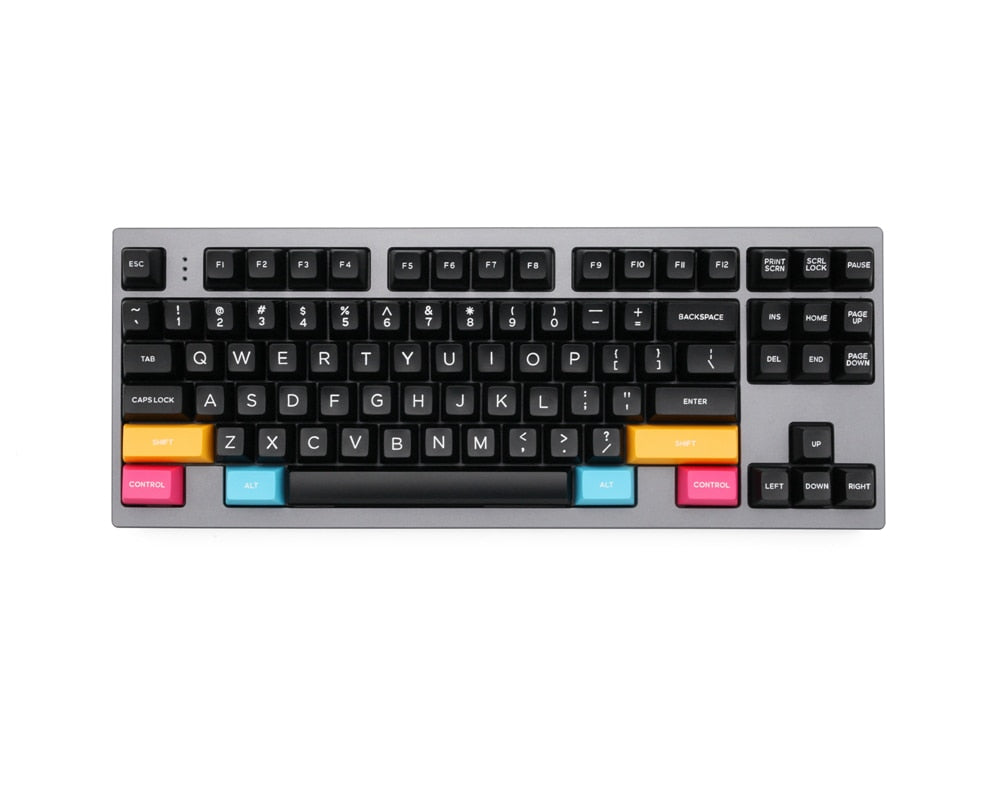 [Wholesale]Domikey SA abs doubleshot keycap set WOB White on Black SA ...