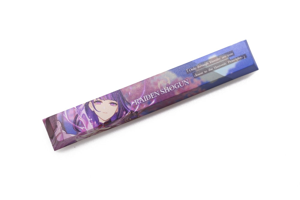 Dye Sub Keycap 6.25u spacebar pbt for mechanical keyboard Genshin Impa ...