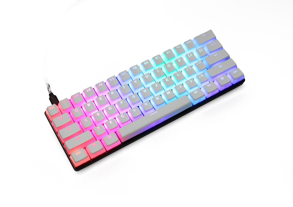 pudding V2 pbt doubleshot keycap oem backlit mechanical keyboard white ...