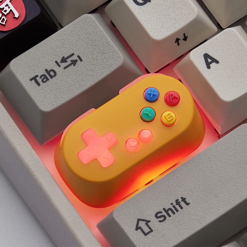 Holyoops Gamepad Controller Capslock Artisan Keycap CNC anodized alumi ...