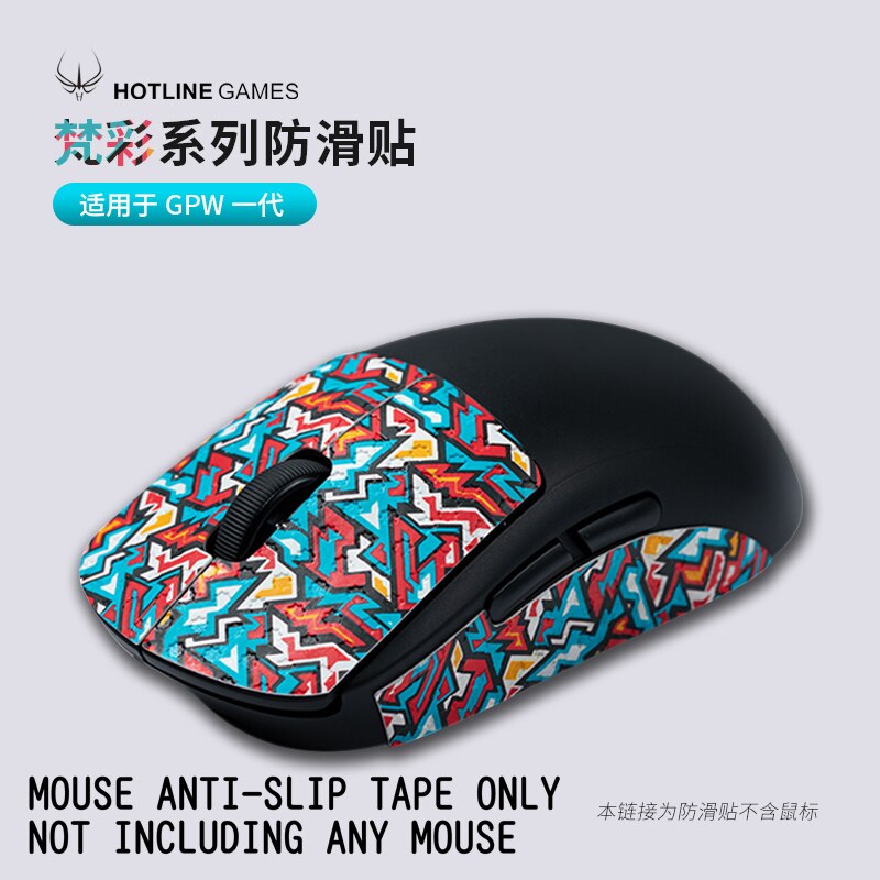 Hotline games Anti Slip Mouse Grip Tape Sticker for Logitech Go Pro Wi ...
