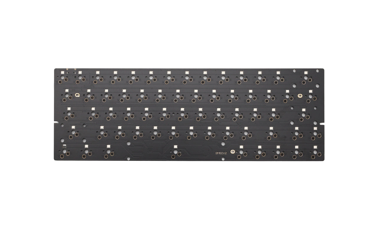 bm60 rgb 60% gh60 hot swappable PCB programmed qmk firmware type c ...
