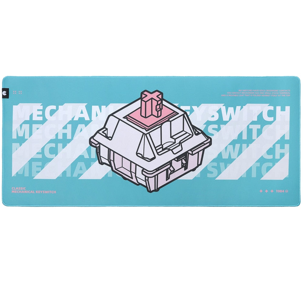 Mechanical keyboard Mousepad Keyboard Switch 900 400 4mm Stitched Edge ...
