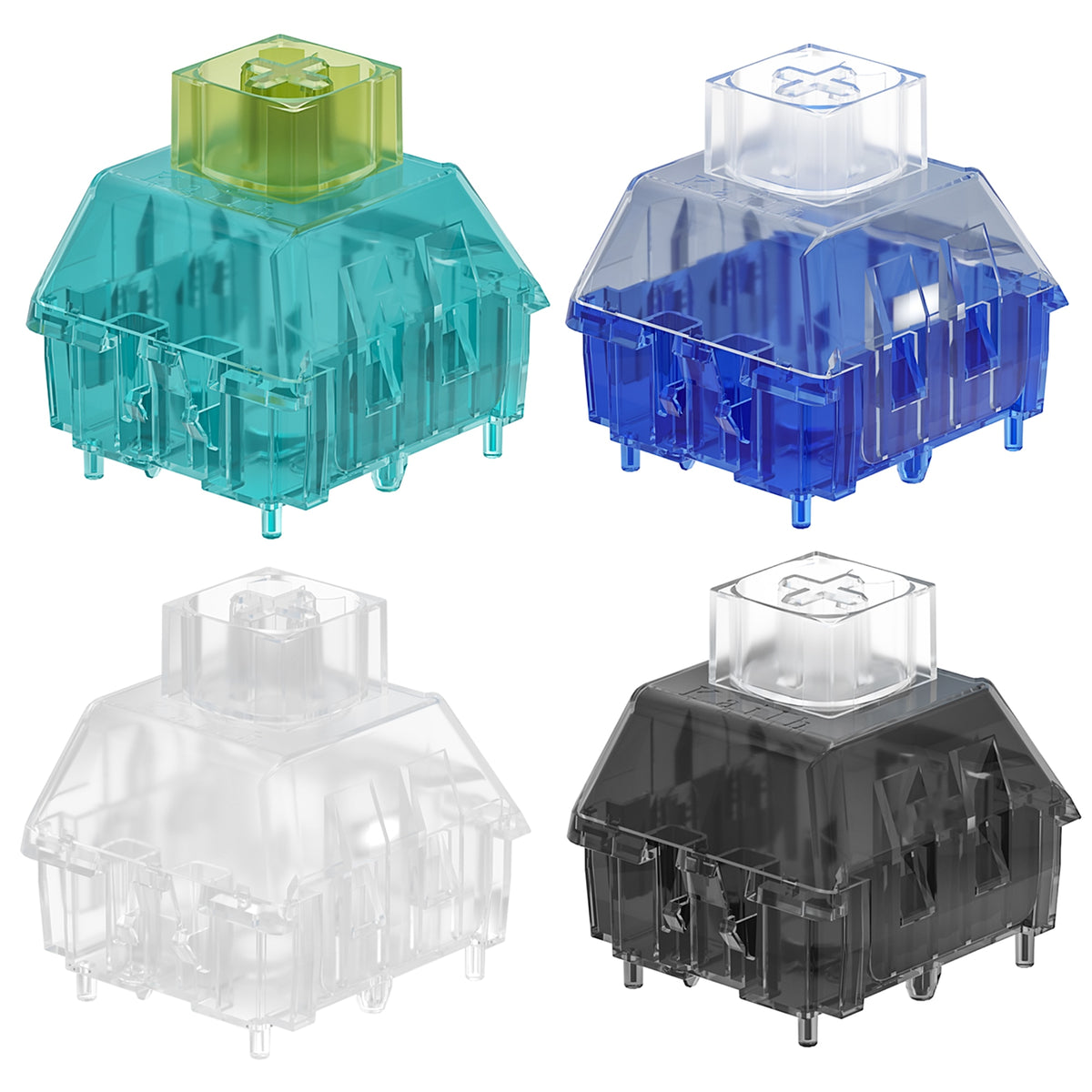 Kailh 6X Switch Box Collection Storage Switch Box Jellyfish Summer Nig ...