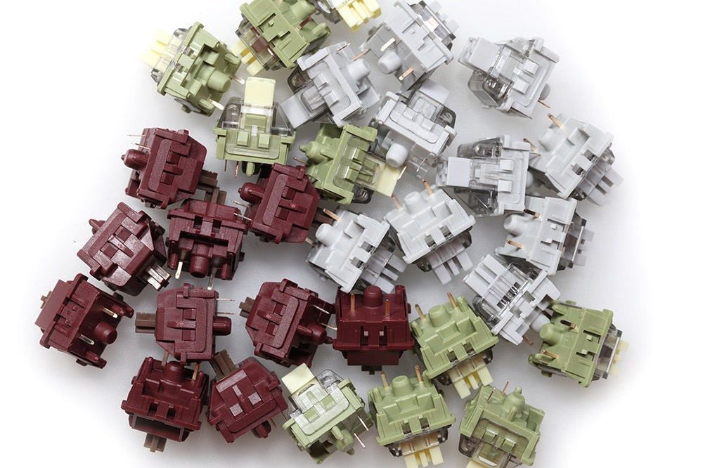 LEOBOG Standard Brown Rocklee Graywood V3 Switch Linear Tactile MX swi ...