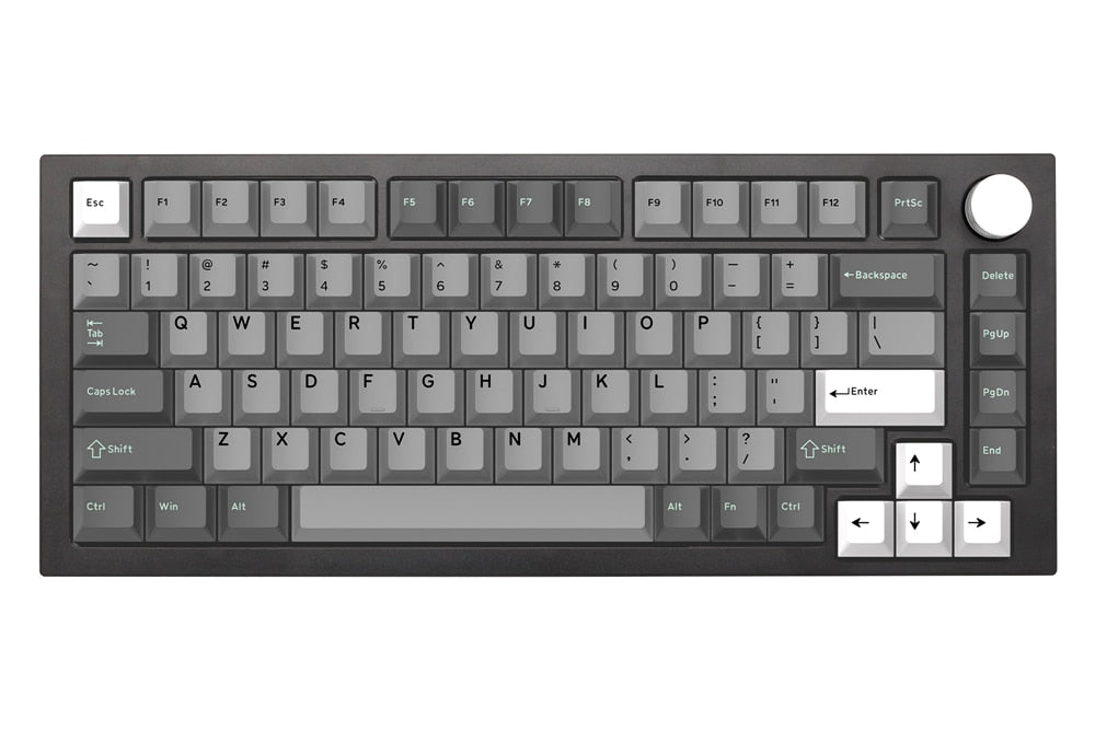 NextTime X75 75% Gasket Mechanical Keyboard GJ keycaps kit PCB Hot Swa ...