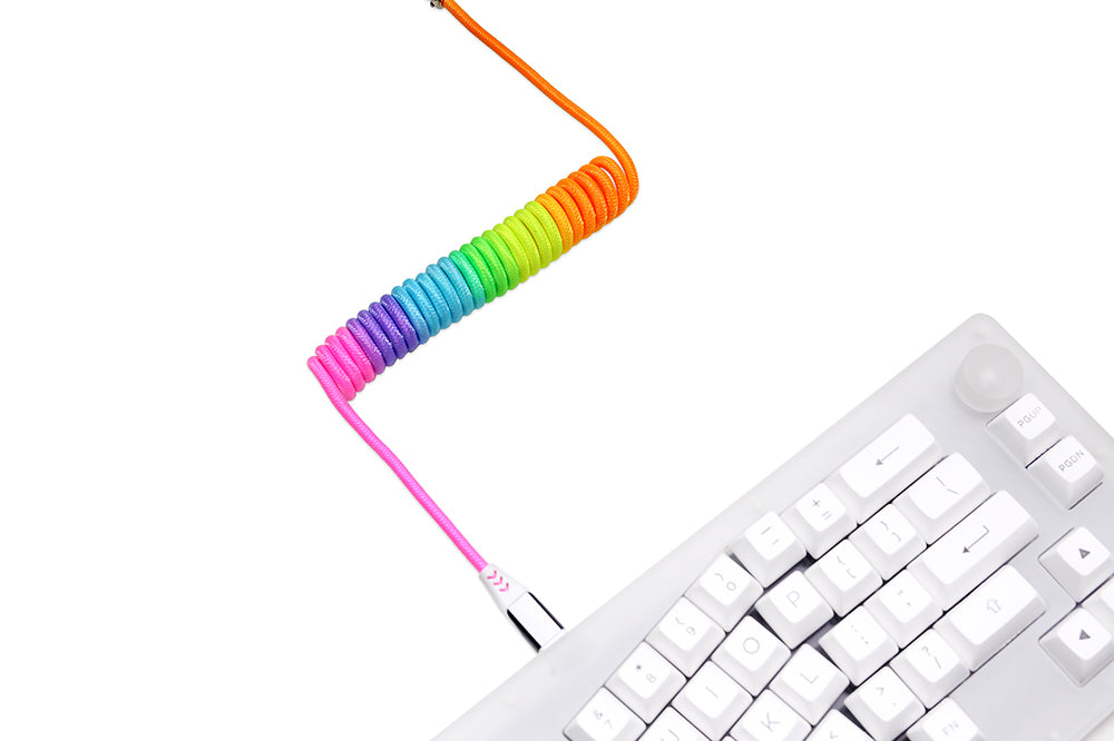 GKs Space Cable Aviator Custom usb c port coiled Cable wire for Mechan ...