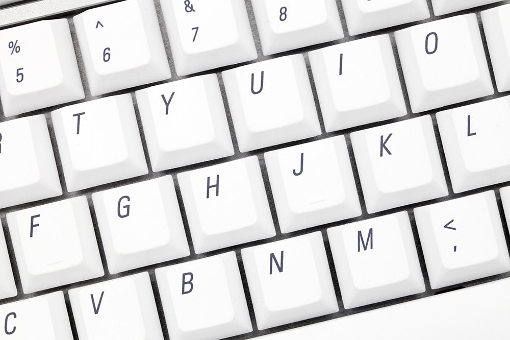 GKS Cherry Profile Old Apple Font Dye Sub Keycap Set PBT for keyboard ...