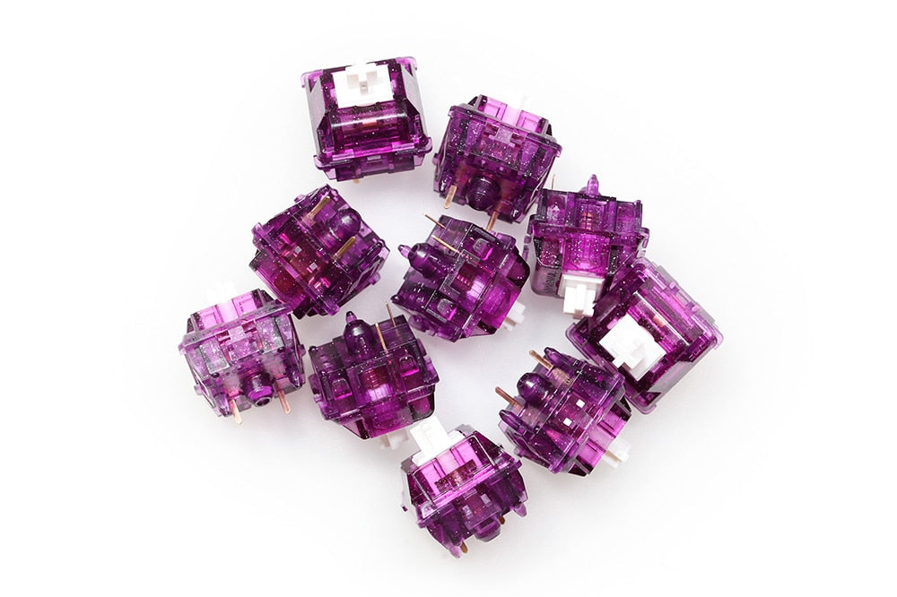 Prevail Nebula Purple Switch Linear 62g 5pin SMD RGB MX stem switch fo ...