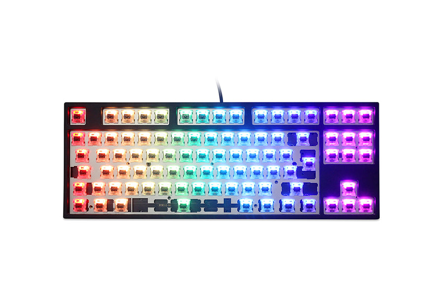 BM80 ISO bm80rgb 80% rgb hot swappable Custom Mechanical Keyboard PCB ...