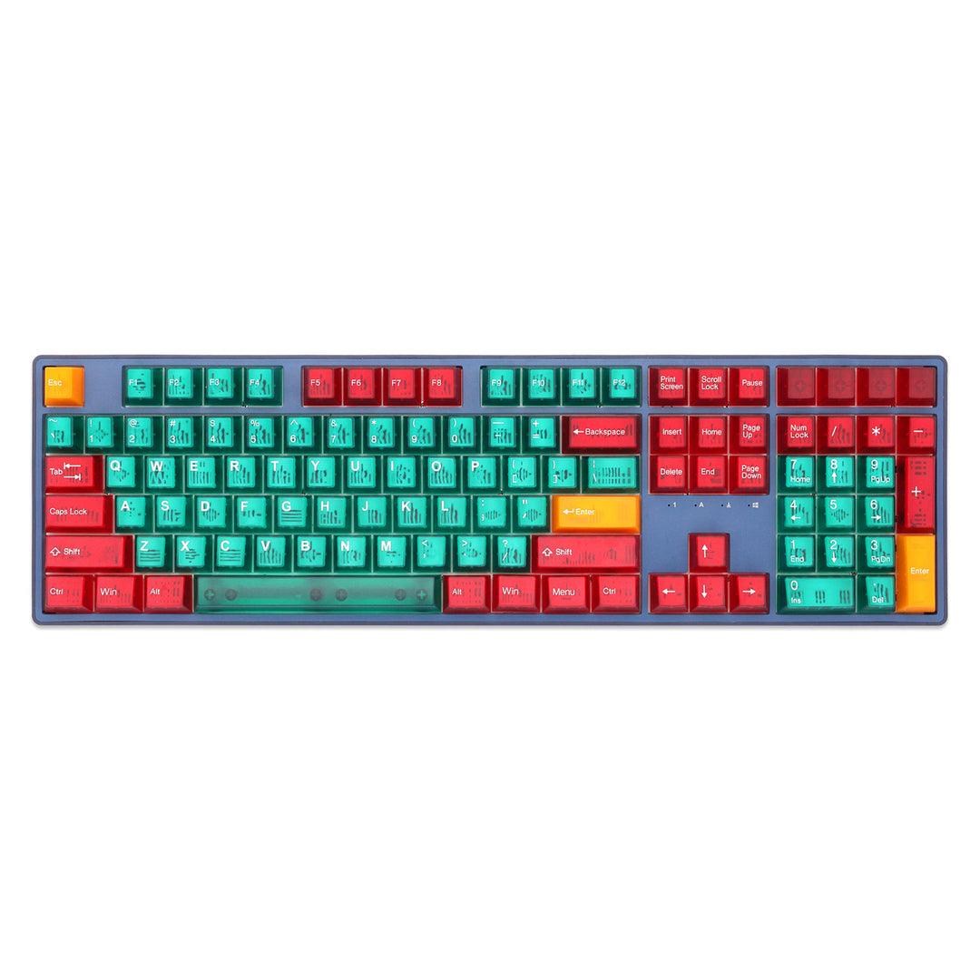 Taihao Cubic Abs Translucent Doubleshot keycaps for gaming mechanical ...