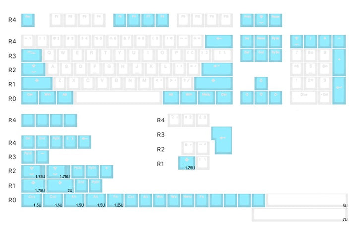 Taihao Cubic Profile Nana De Coco Translucent Backlit Doubleshot keyca ...