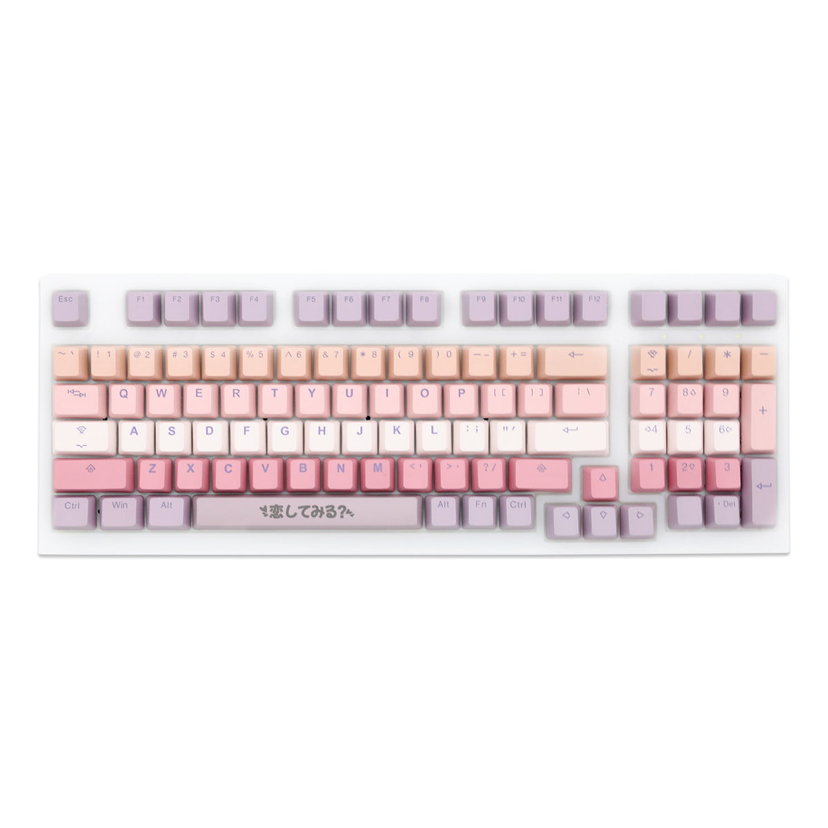 Taihao Love in Paris pbt double shot keycaps for diy gaming mechanical ...