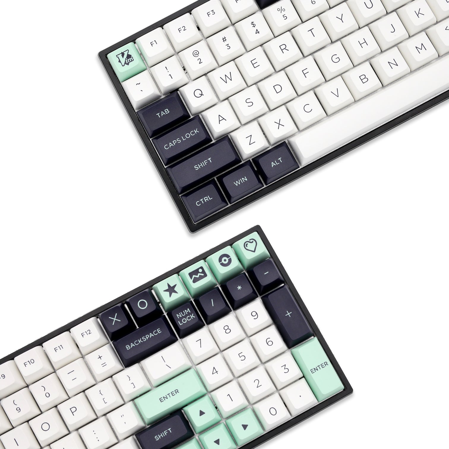 WM OSA Profile Wasabi ABS doubleshot keycap for mx stem keyboard all i ...