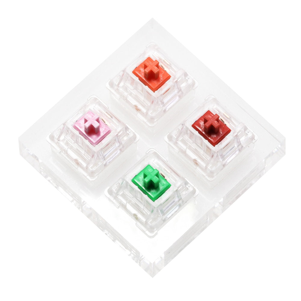 aluminum/Acrylic Switch Tester 2X2 EVERGLIDE SWITCH RGB – KPrepublic