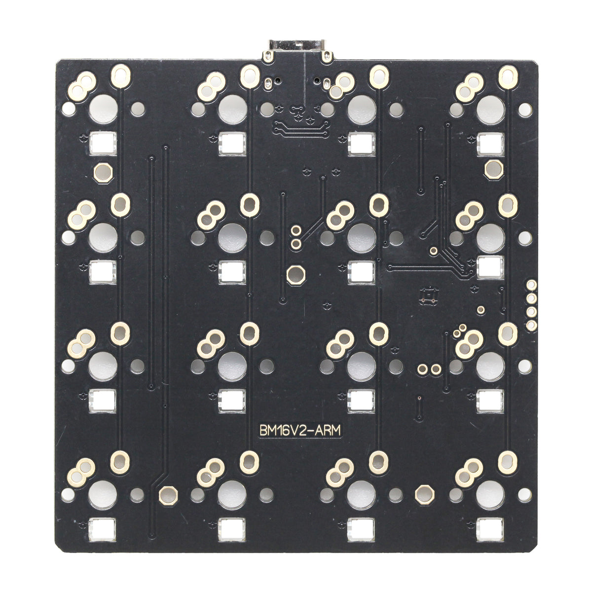 bm16a 16 keys Custom Mechanical Keyboard PCB plate programmed numpad l ...