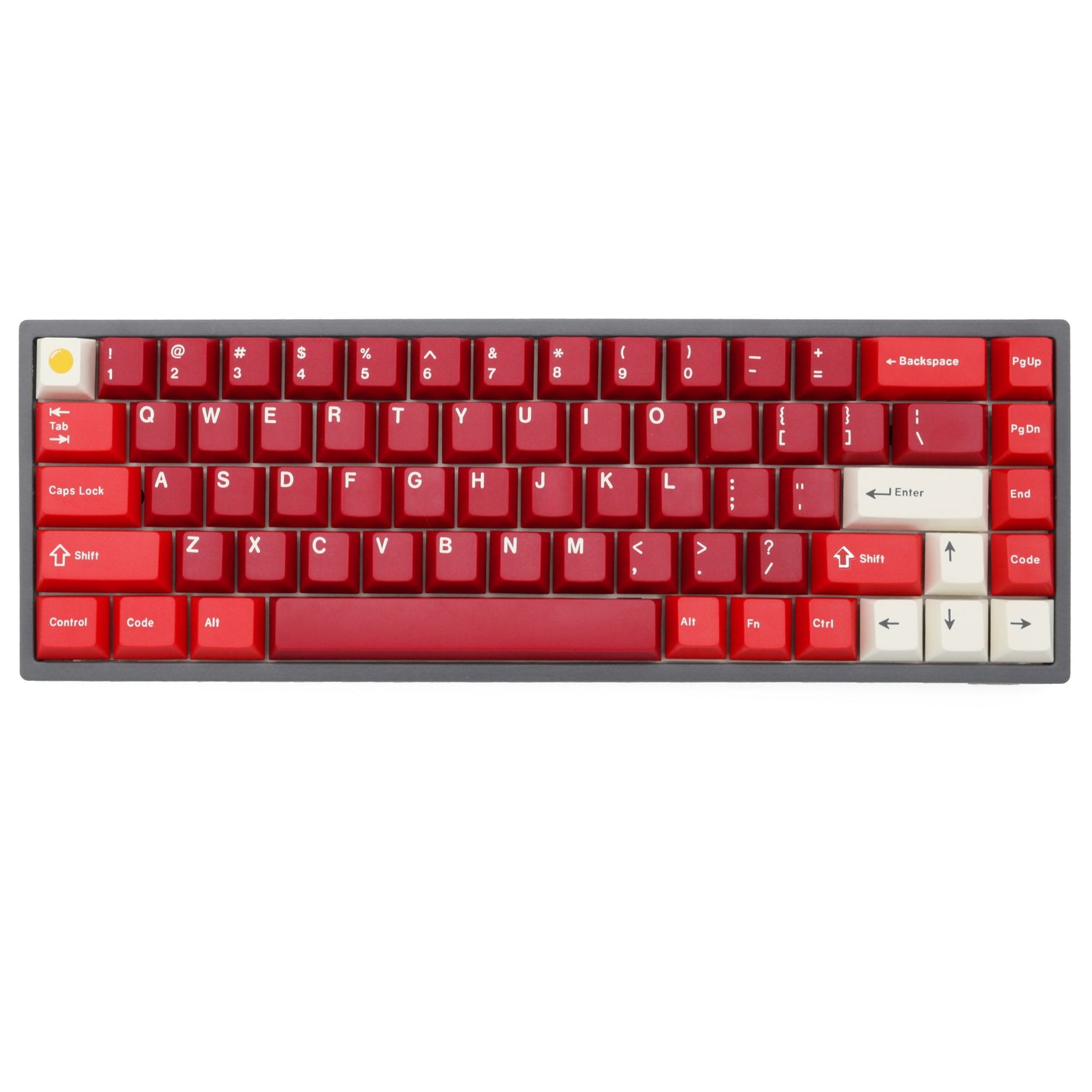 bm68rgb bm68 rgb 65% hot swappable Custom Mechanical Keyboard PCB prog ...