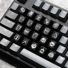 Novelty Shine Through Keycaps ABS Etched fallout 4 pip boy nuca cola b ...