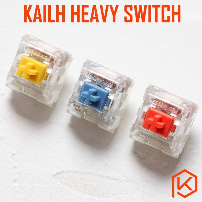 Kailh Heavy Switch dark yellow burnt orange pale blue RGB SMD Switches ...