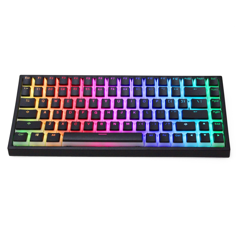 pudding V2 pbt doubleshot keycap oem backlit mechanical keyboard white ...