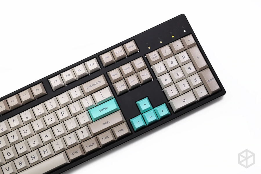 dsa profile Dye Sub Keycap Set PBT plastic retro beige for mechanical ...