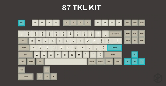 dsa profile Dye Sub Keycap Set PBT plastic retro beige for mechanical ...