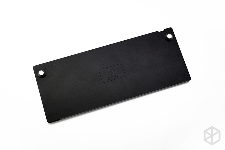 Anodized Aluminium flat case with metal feet for custom mechanical key ...
